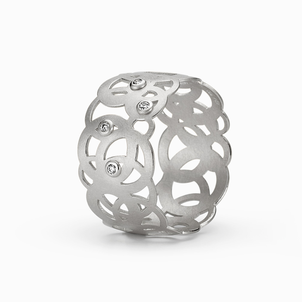 Niessing Roseum Ring | Pt 950 | Platinum | 4 | 4 ...